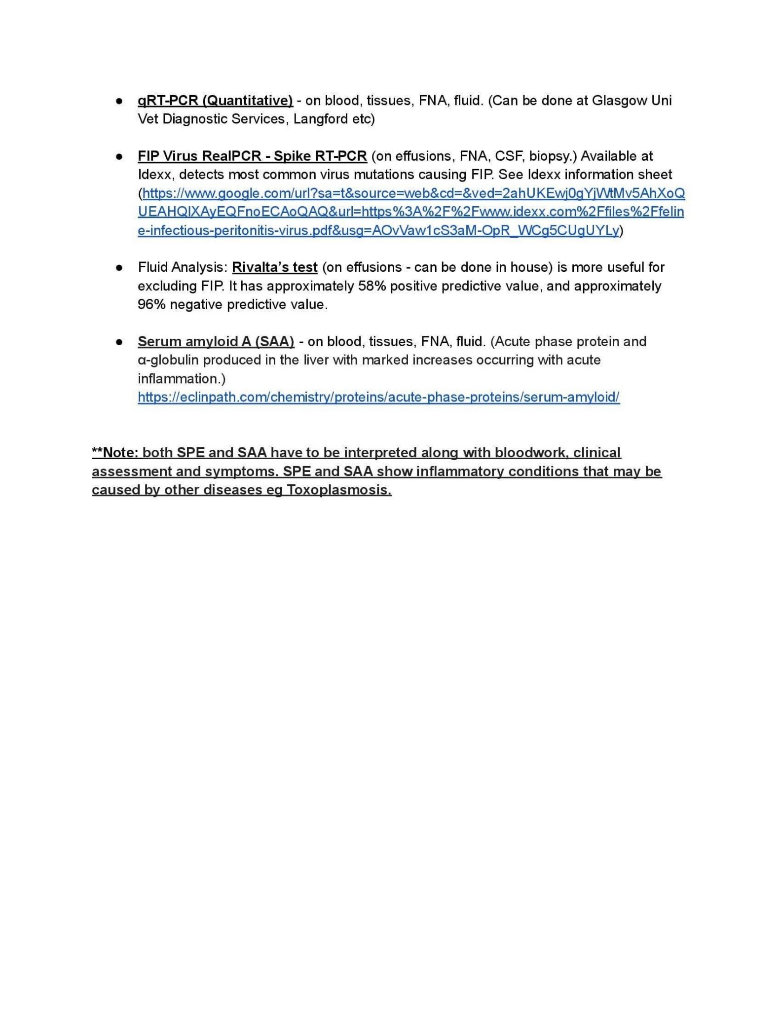 Diagnosing and Testing for FIP – FIP Cats UK