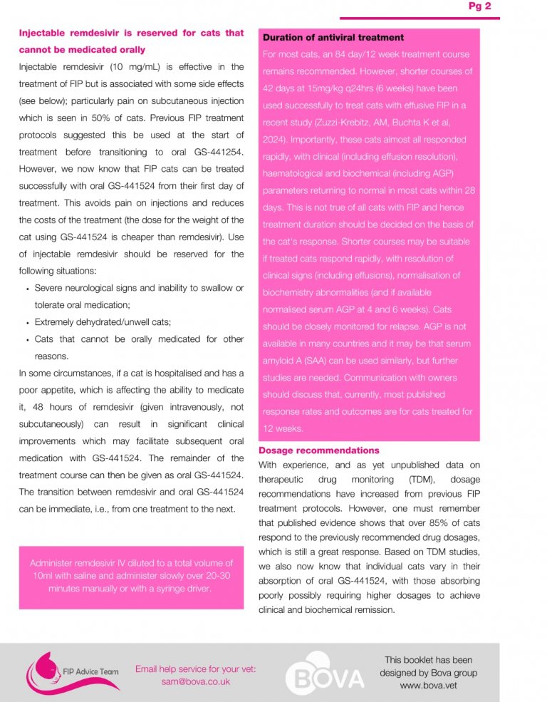 UK Vet FIP Legal Treatment – FIP Cats UK